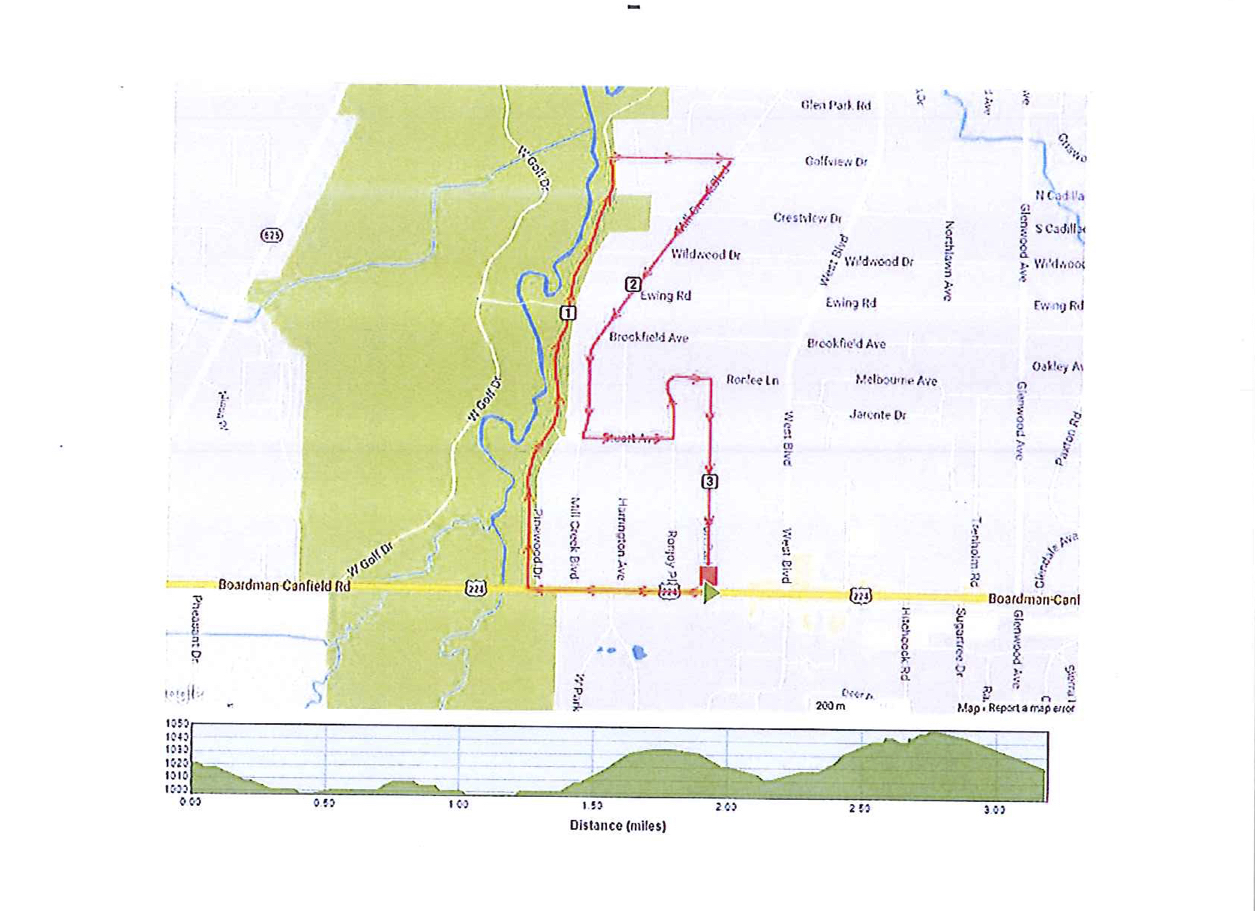 Boardman Township Ohio Map